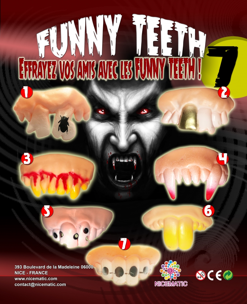 FUNNY TEETH NICEMATIC funny-teeth-nicematic