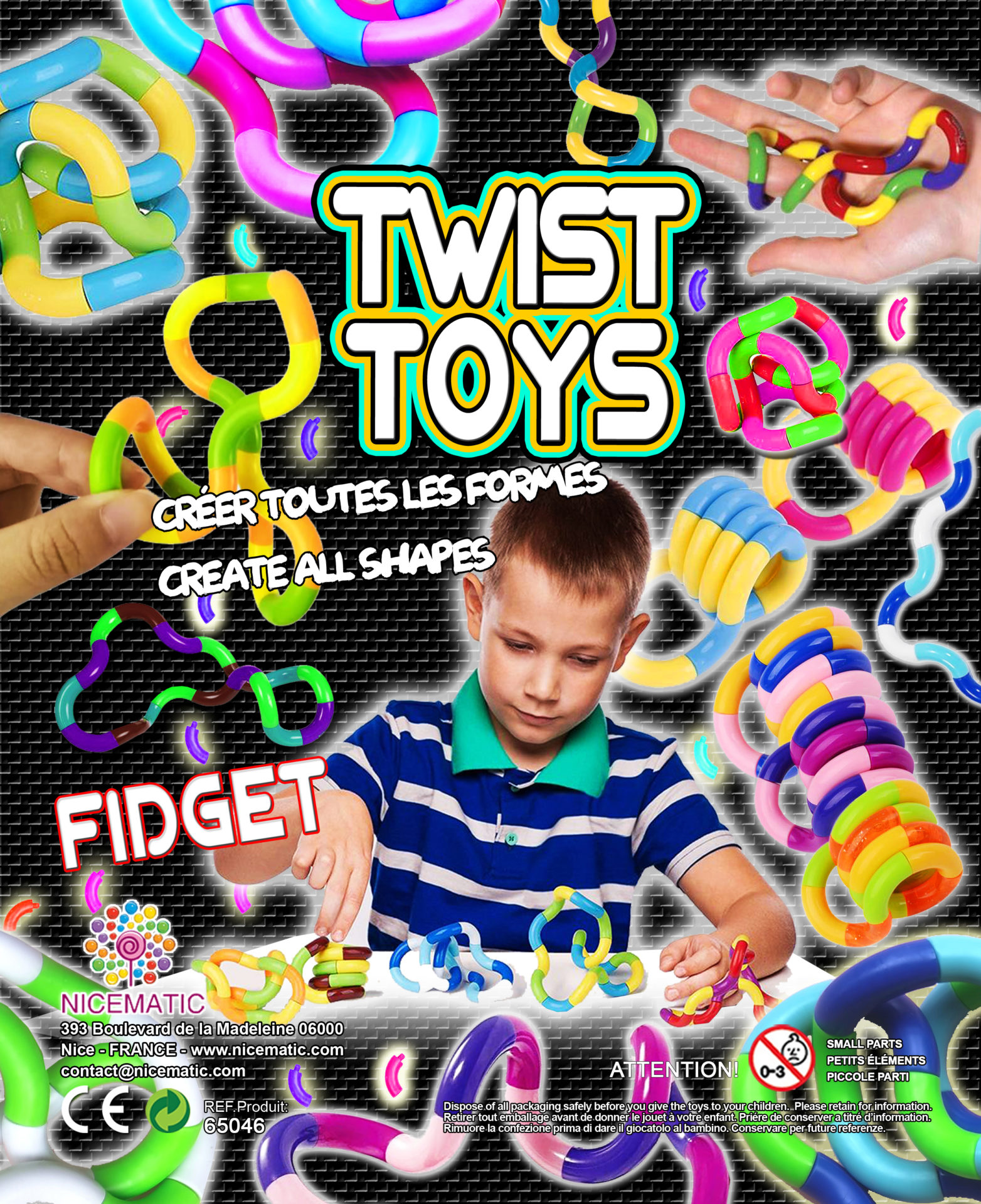 TWIST TOYS 65 mm - NICEMATIC